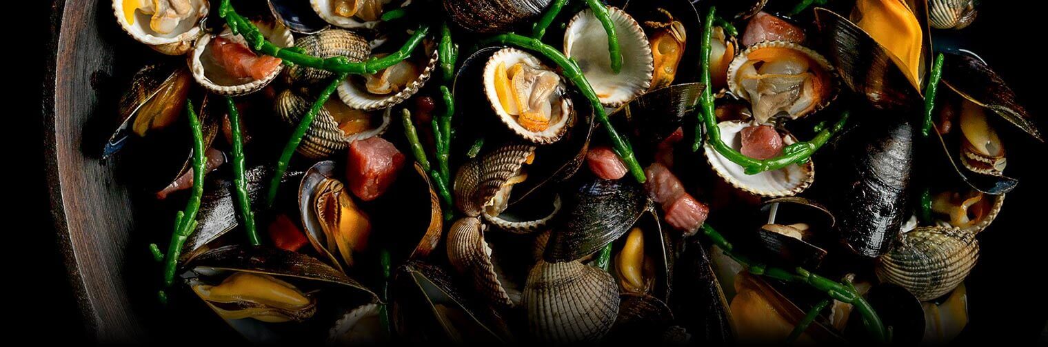 Cockles, Conwy Mussels, Traditionally Reared Pedigree Welsh Pork bacon ...