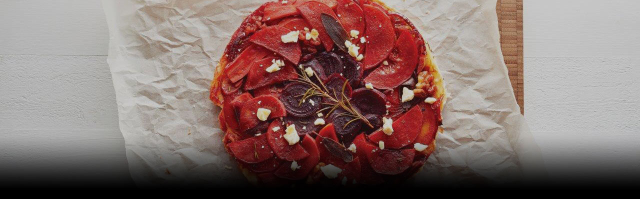 Caramelised root vegetable tart | Welsh Gov